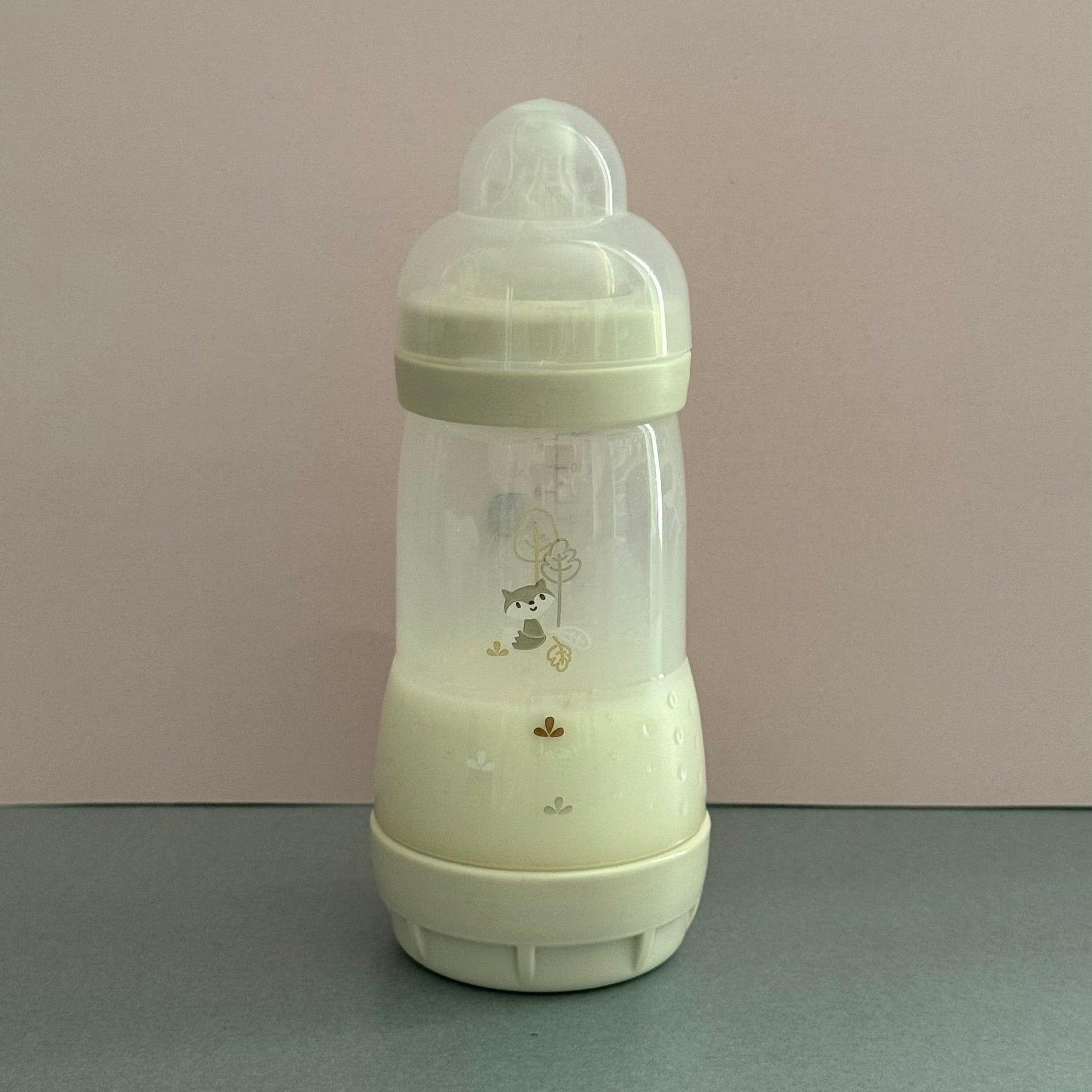 MAM Cream Fox Reborn Fake Milk Bottle 9oz – Granny P's Reborn Nursery